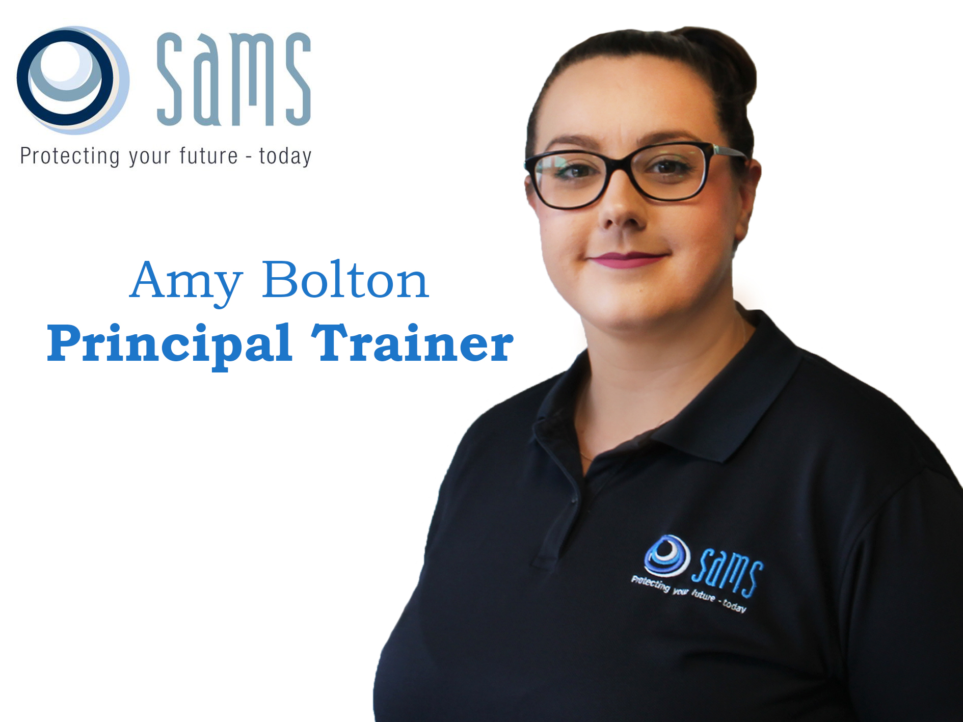 Amy Bolton's story - Our Principal Trainer - SAMS
