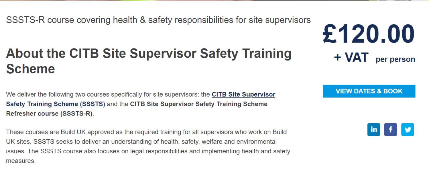 New SSSTS Courses have been added! - SAMS